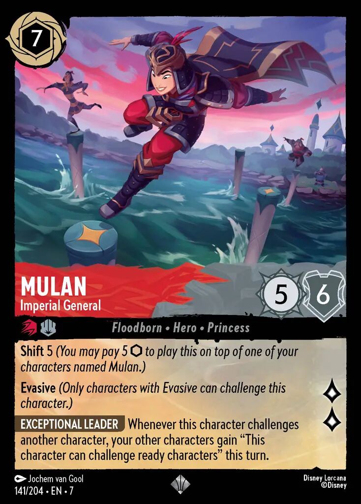 Mulan - Imperial General (141) FOIL - ARC | Decked Out Gaming