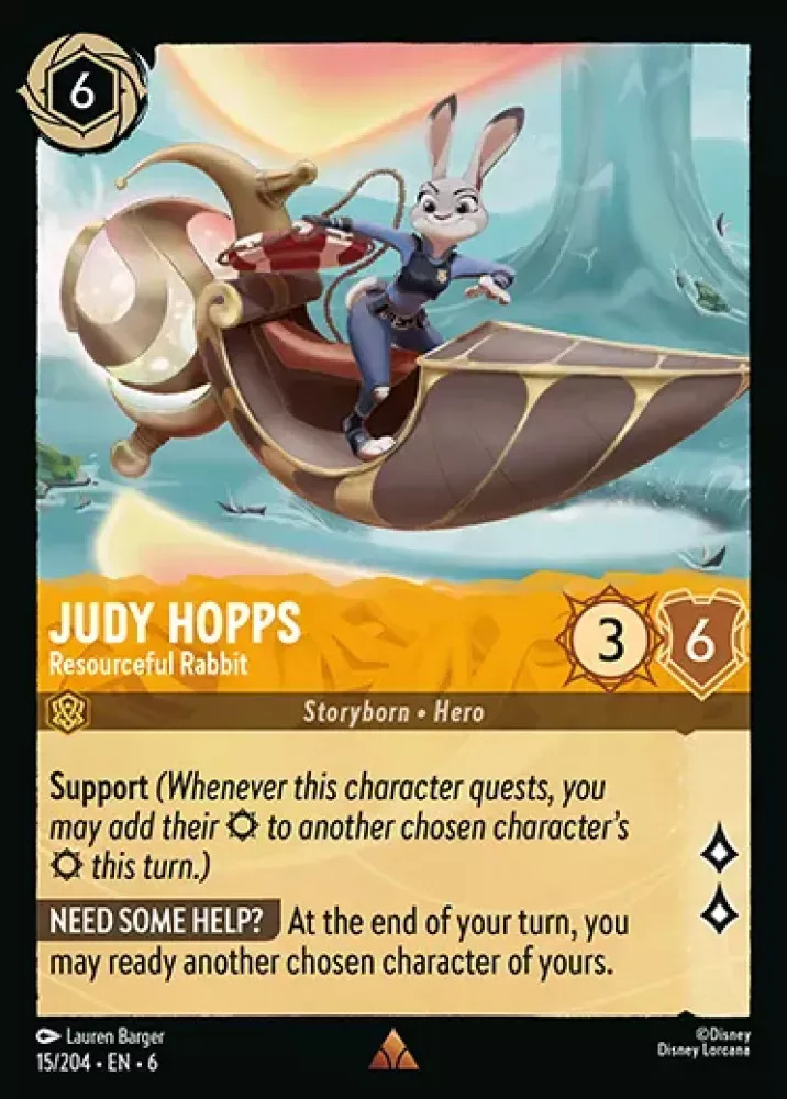Judy Hopps - Resourceful Rabbit (15) FOIL - AZU | Decked Out Gaming