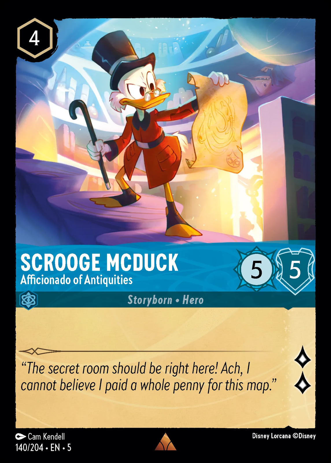 Scrooge McDuck - Afficionado of Antiquities (140) - SHS | Decked Out Gaming