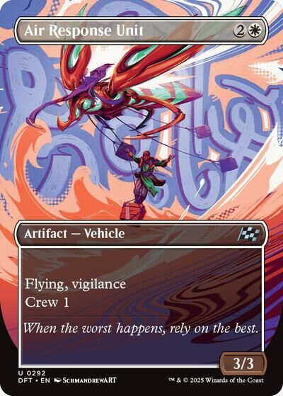 Air Response Unit (Borderless) FOIL - DFT | Decked Out Gaming