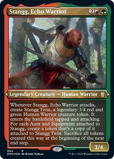 Stangg, Echo Warrior (Foil Etched) - DMC | Decked Out Gaming