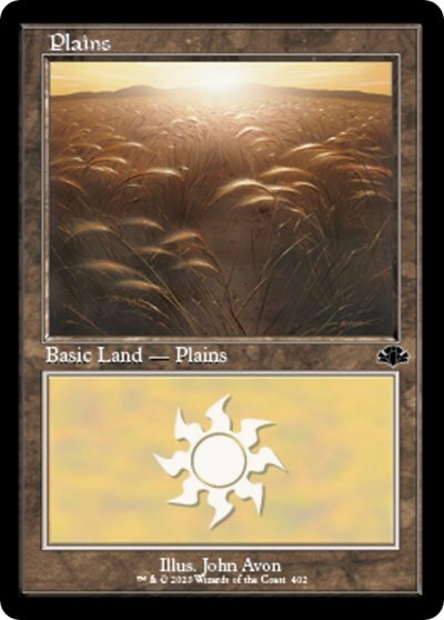 Plains (402) (Retro Frame) FOIL - DMR | Decked Out Gaming