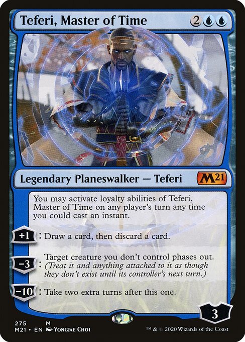 Teferi, Master of Time (275) (Alternate Art) FOIL - M21 | Decked Out Gaming