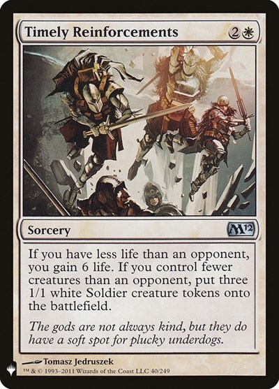Timely Reinforcements - TLP | Decked Out Gaming