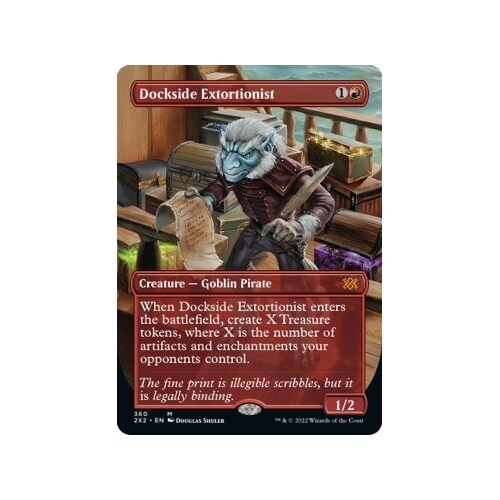 Dockside Extortionist (Borderless) - 2X2 | Decked Out Gaming