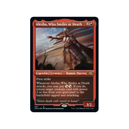 Alesha, Who Smiles at Death (Foil Etched) - 2X2 | Decked Out Gaming