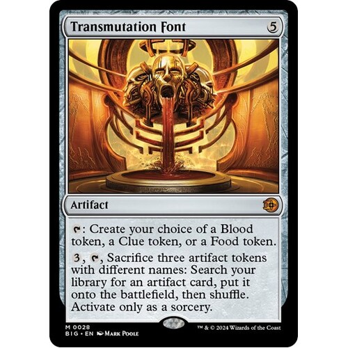 Transmutation Font FOIL - BIG | Decked Out Gaming