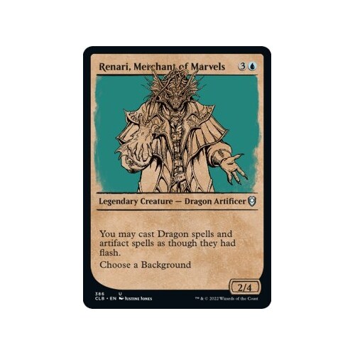 Renari, Merchant of Marvels (Showcase) | Decked Out Gaming Renari, Merchant of Marvels (Showcase) | Decked Out Gaming