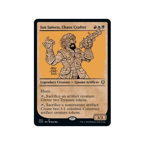 Jan Jansen, Chaos Crafter (Showcase) FOIL | Decked Out Gaming