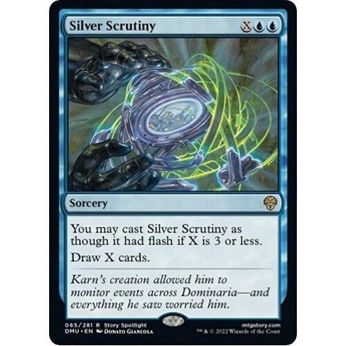 Silver Scrutiny FOIL - DMU | Decked Out Gaming