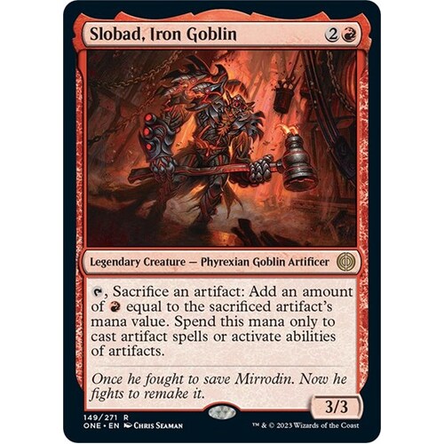 Slobad, Iron Goblin - ONE | Decked Out Gaming