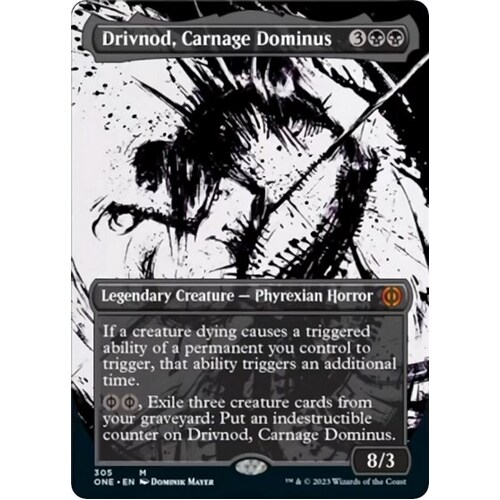 Drivnod, Carnage Dominus (Borderless) - ONE | Decked Out Gaming