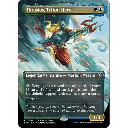 Thrasios, Triton Hero (Borderless) - SPG | Decked Out Gaming