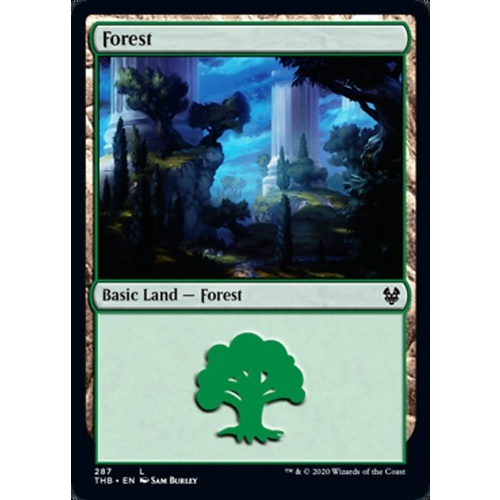 Forest (287) FOIL - THB | Decked Out Gaming Forest (287) FOIL - THB | Decked Out Gaming